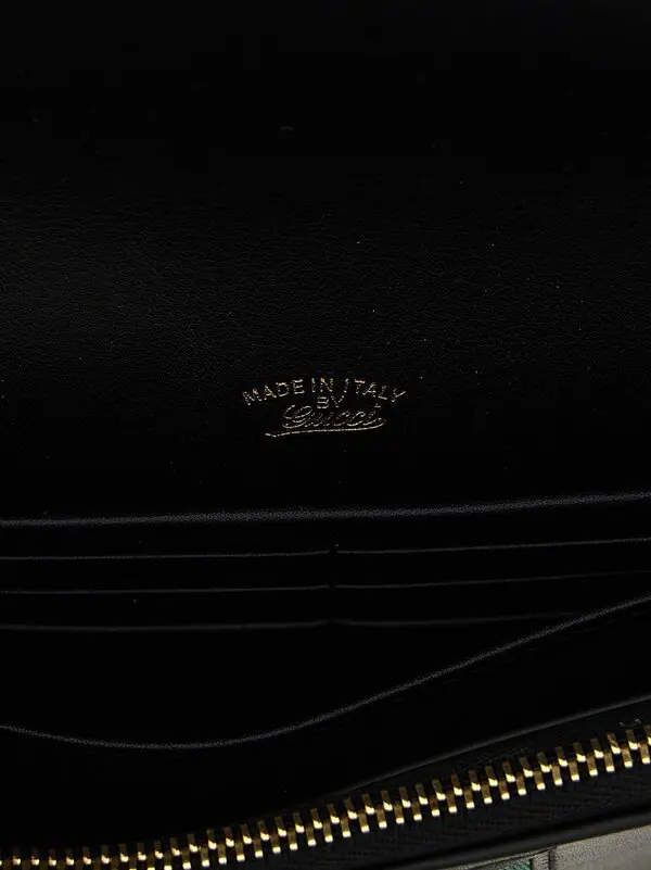 Gucci Horsebit Web' Wallet On Chain