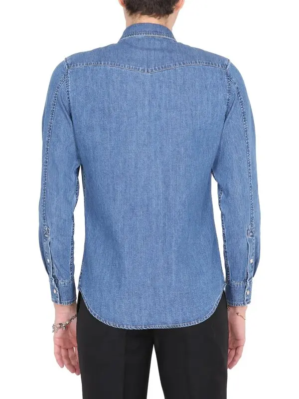 Alexander McQueen Shirt With Embroidered Logo