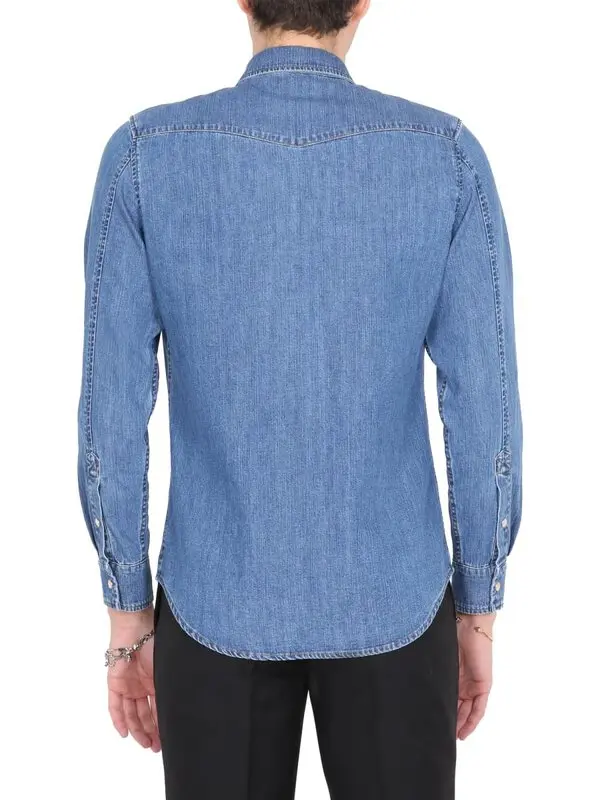 Alexander McQueen Shirt With Embroidered Logo