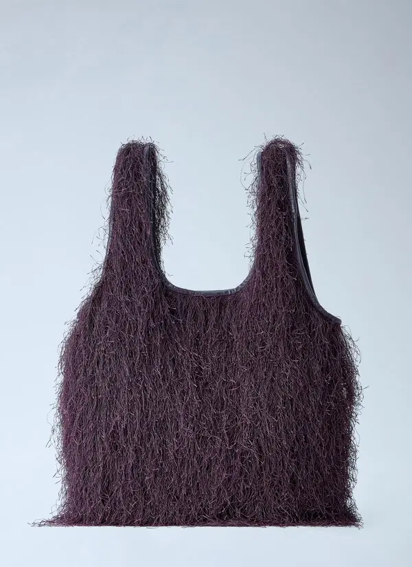 Dries Van Noten Marche Medium Tote Bag - Purple