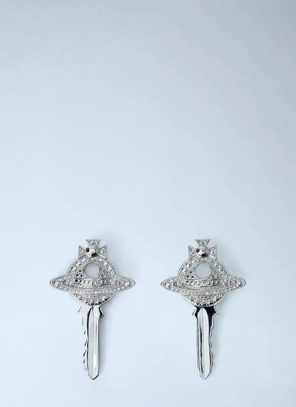 VIVIENNE WESTWOOD Curzio Earrings - Silver