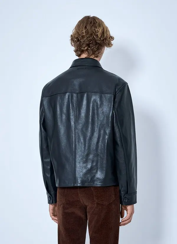 Marni Leather And Suede Panel Jacket