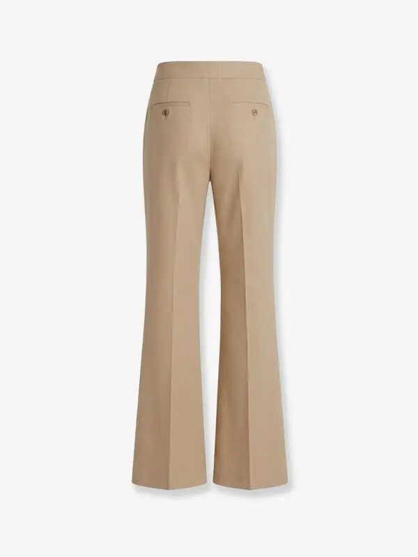 Max Mara Linen Flared Trousers