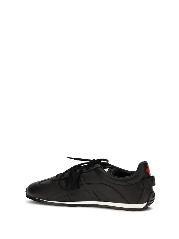 Dsquared2 Leather Sneakers - Black