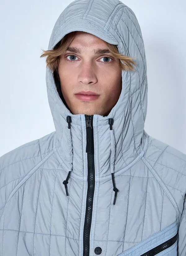 Stone Island Quilted Hooded Jacket