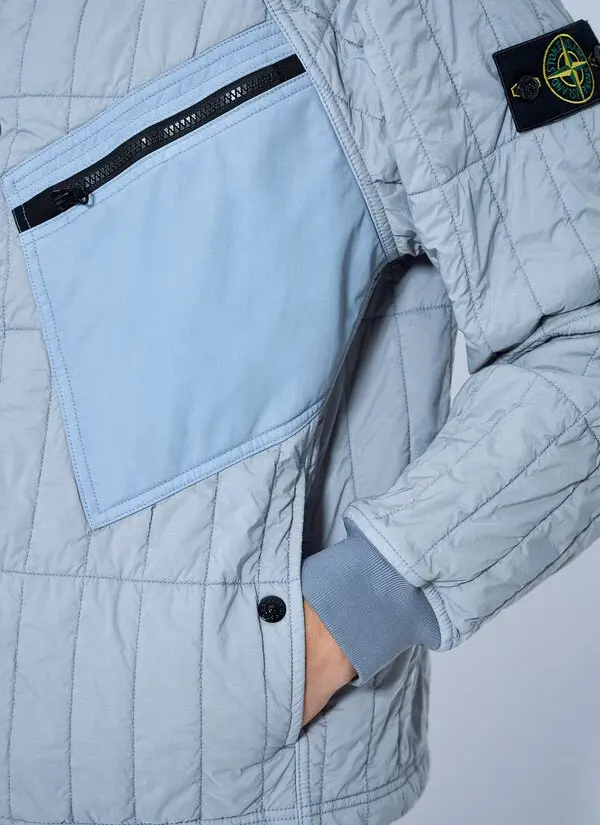 Stone Island Quilted Hooded Jacket
