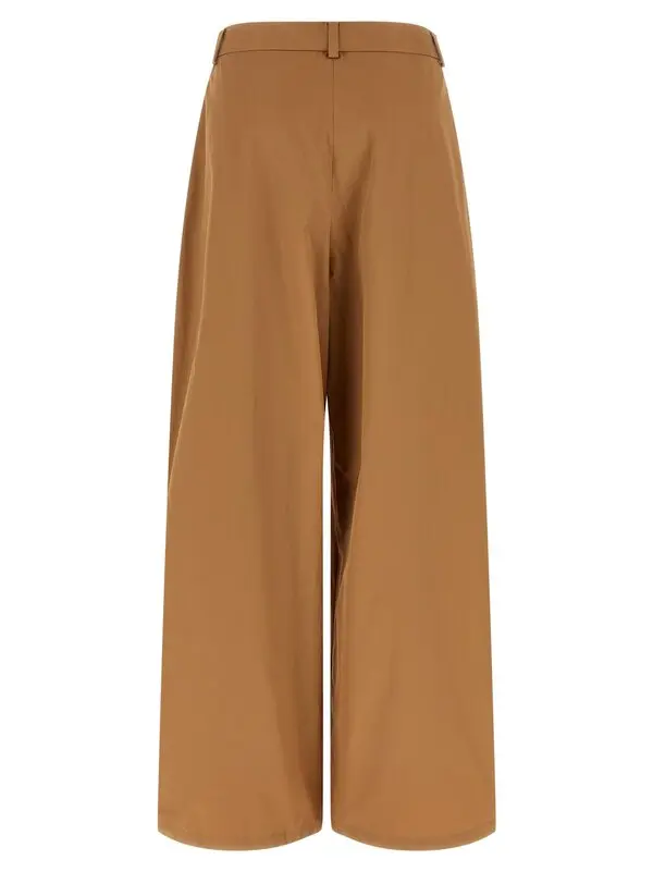 Stella McCartney Cargo Cotton Trousers - Cream