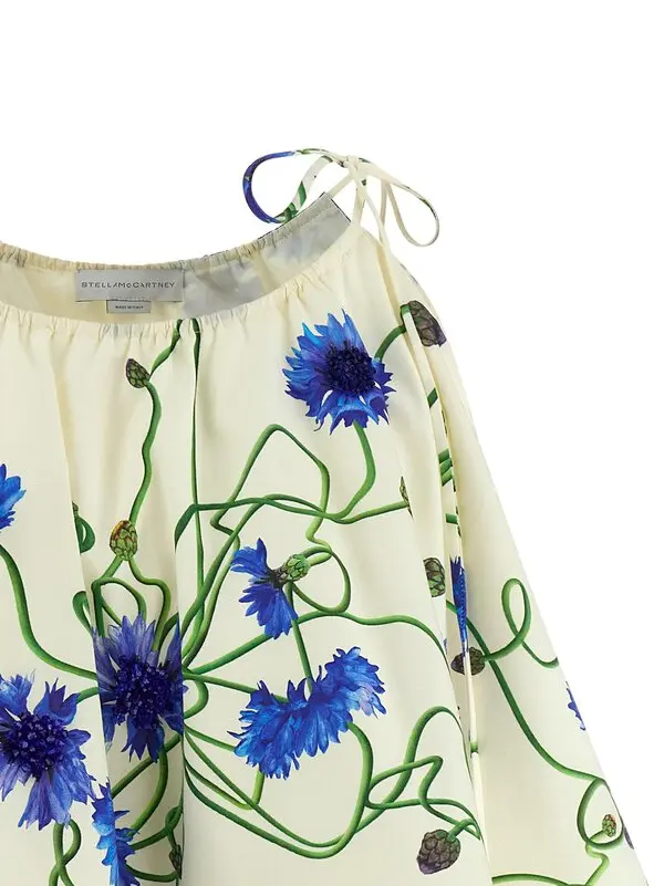 Stella McCartney Fiordaliso Print Cotton Top