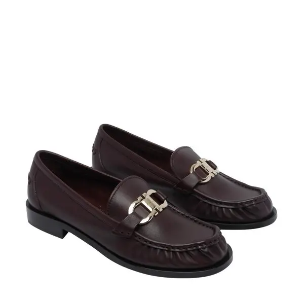 FERRAGAMO Ornamento Gancini Loafers
