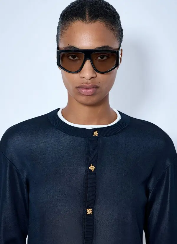 Bottega Veneta Classic Geometric Frame Sunglasses