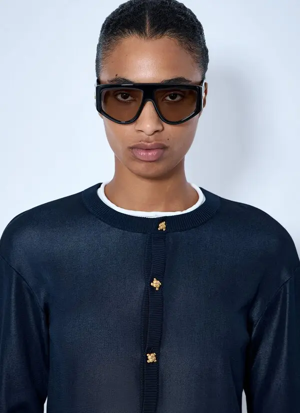 Bottega Veneta Classic Geometric Frame Sunglasses