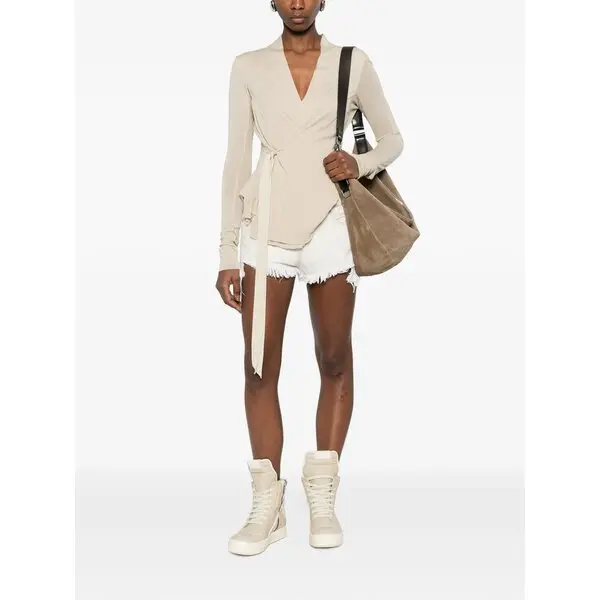 Rick Owens Neutrals Shorts Mini Shorts