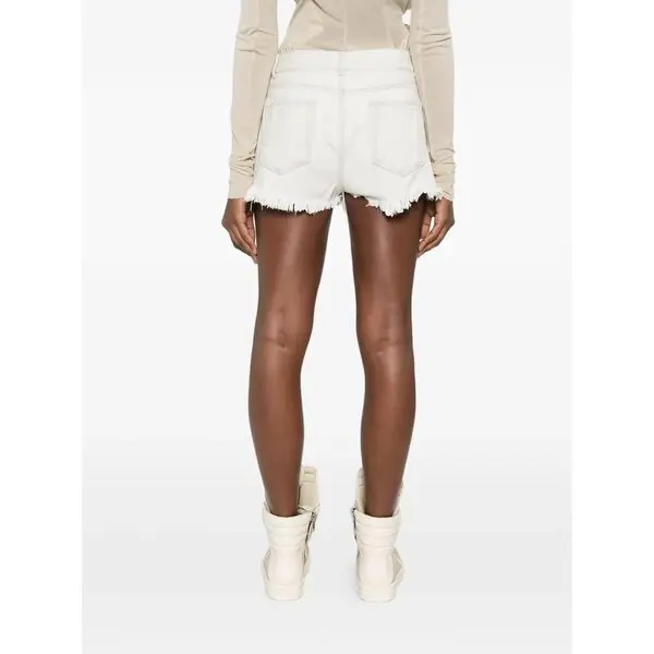 Rick Owens Neutrals Shorts Mini Shorts - Cream