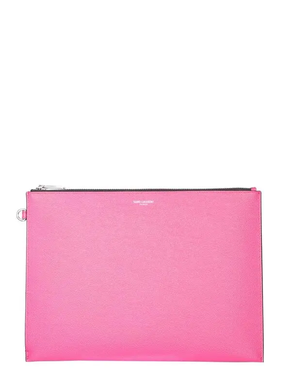 Saint Laurent Zipper Tablet Holder - Pink