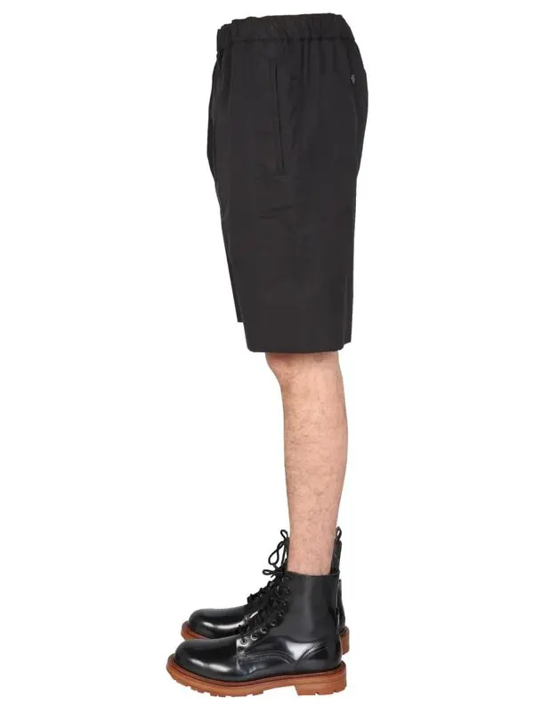 Alexander McQueen Gabardine Bermuda Shorts