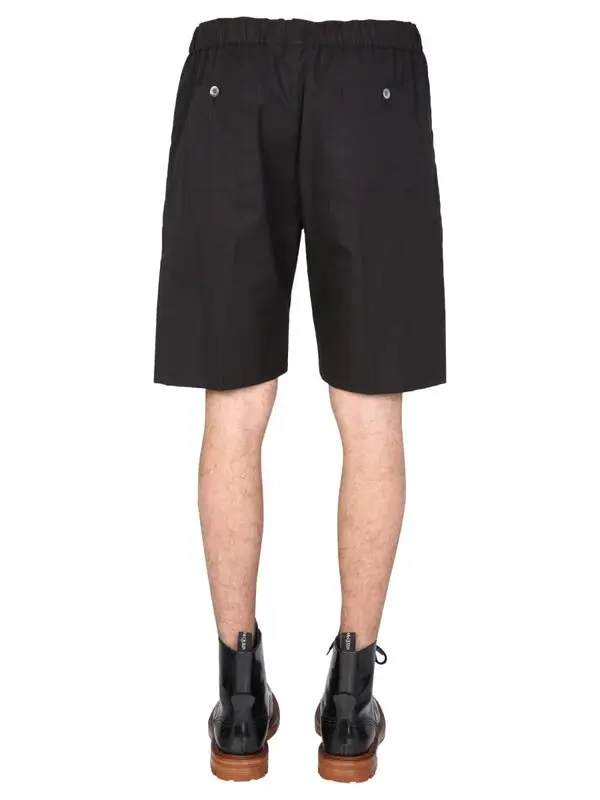 Alexander McQueen Gabardine Bermuda Shorts