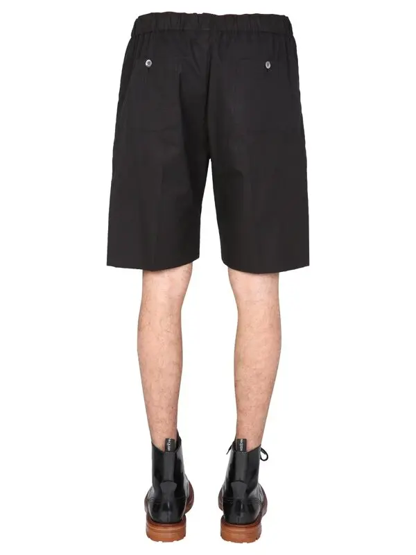 Alexander McQueen Gabardine Bermuda Shorts