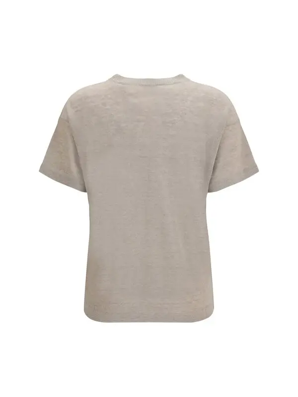 Brunello Cucinelli Crewneck Short-sleeve T-shirt - Cream