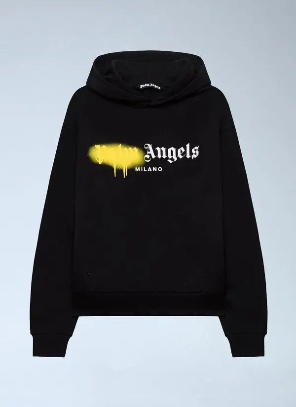 Palm Angels Spray Milan Hooded Sweatshirt