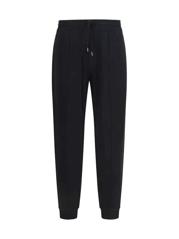 Brunello Cucinelli Cotton-blend Jogging Pants - Black
