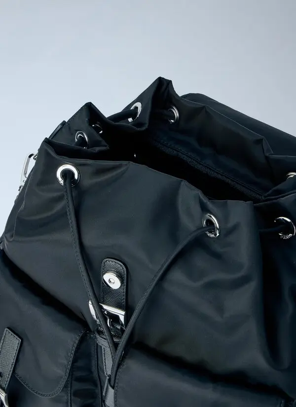 Prada Re-nylon Medium Backpack - Black
