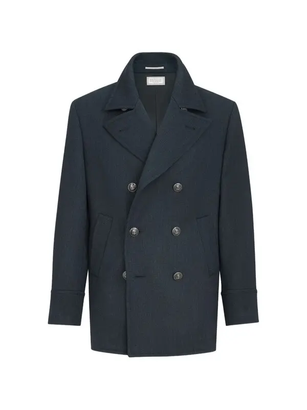 Brunello Cucinelli Wool Caban Coat