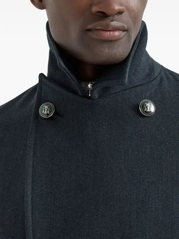 Brunello Cucinelli Wool Caban Coat