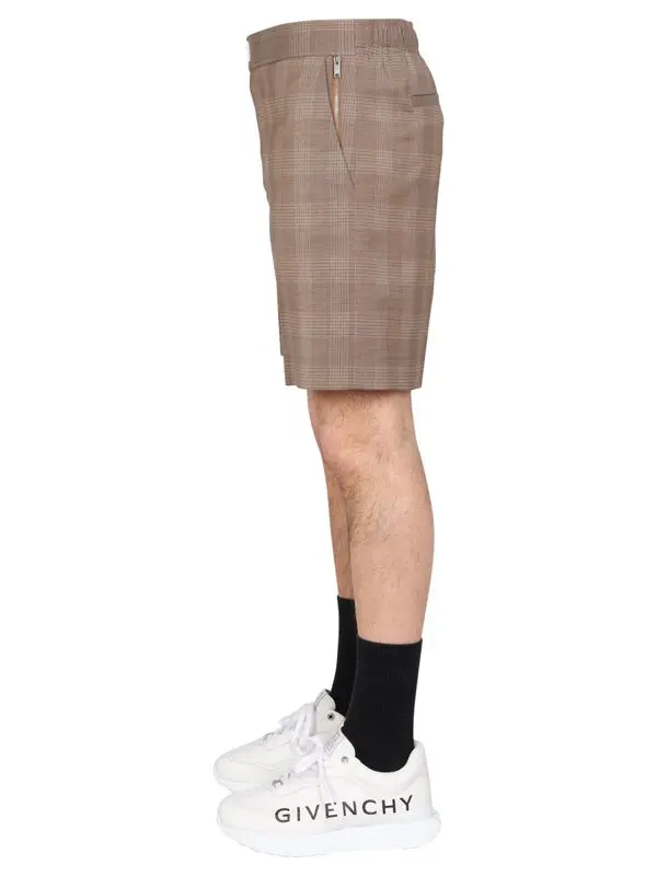 Givenchy Prince Of Wales Pattern Bermuda