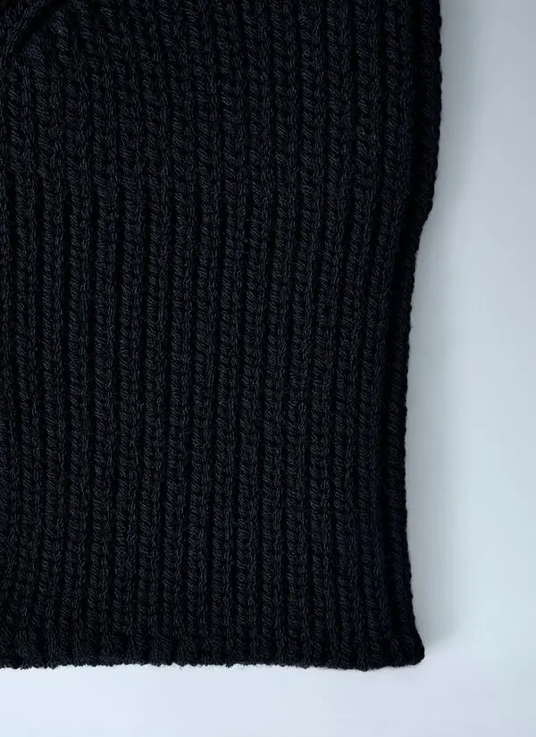 Rick Owens Ribbed Knit Balaclava