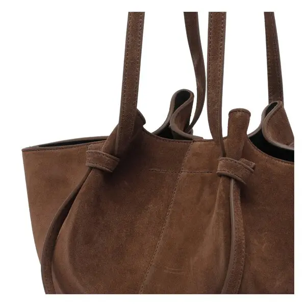Yuzefi Suede Mochi Shoulder Bag
