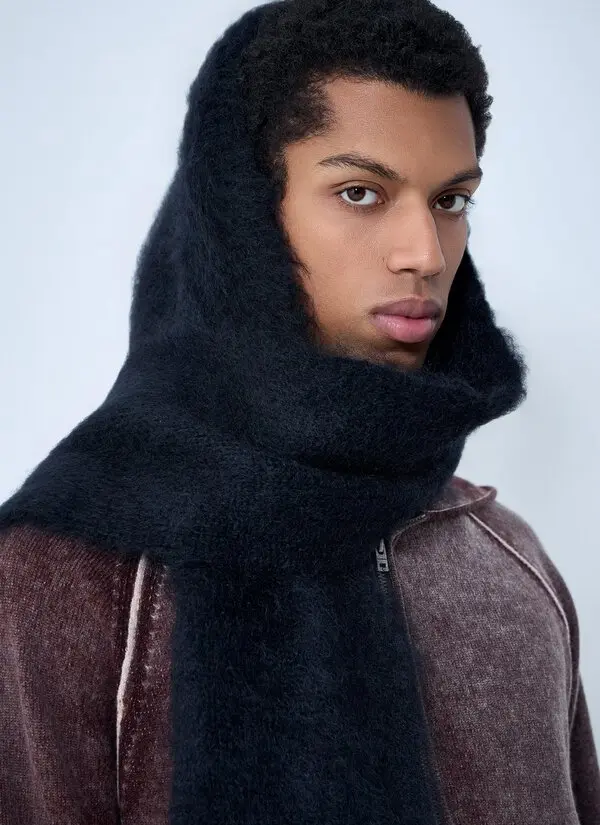 Acne Studios Fringed Wool Scarf