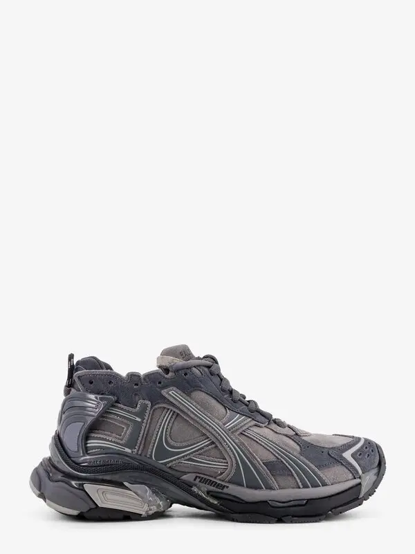 Balenciaga Runner Suede Sneakers - Gray