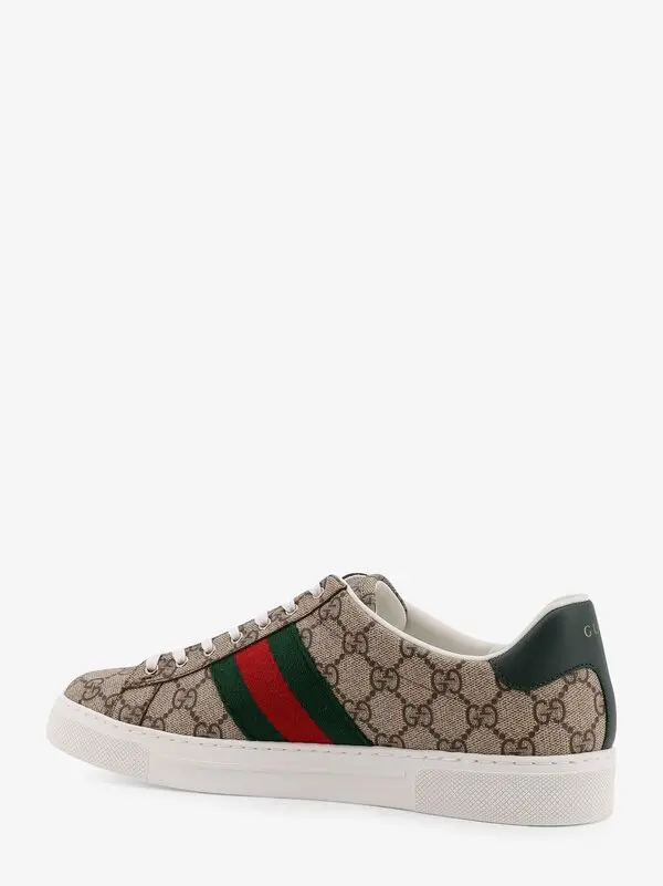Gucci Ace Gg Supreme Fabric Low-top Sneakers - Multicolor