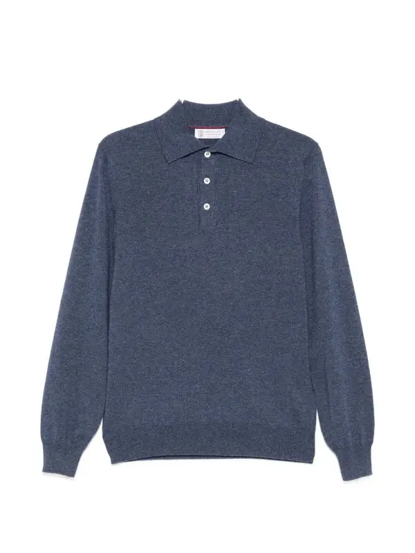 Brunello Cucinelli Cashmere Polo Shirt - Multicolor