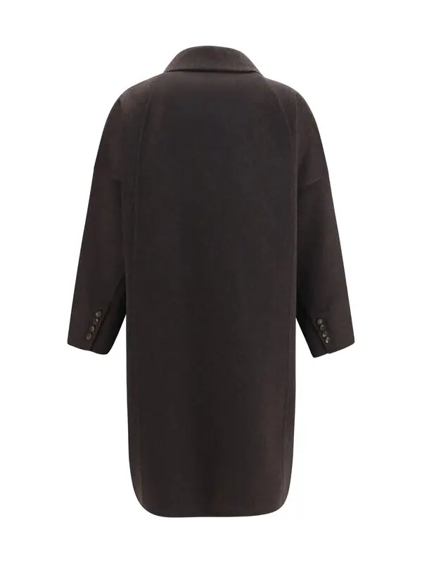 Brunello Cucinelli Cashmere Coat - Brown