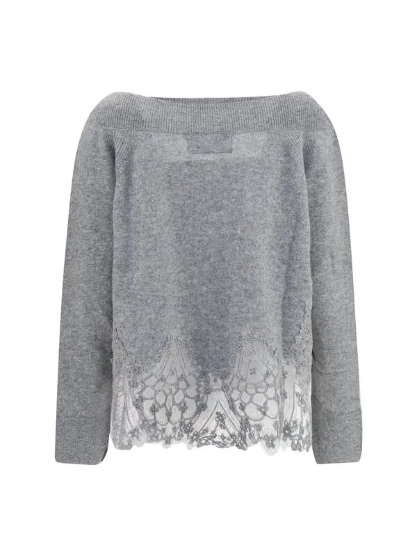 ERMANO SCERVINO Lace Pullover