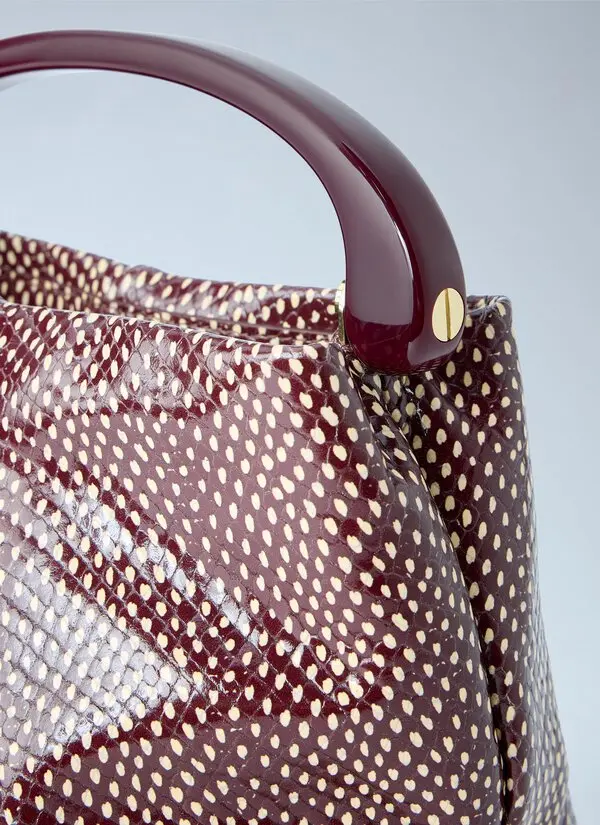 Dries Van Noten Patterned Top Handle Bag