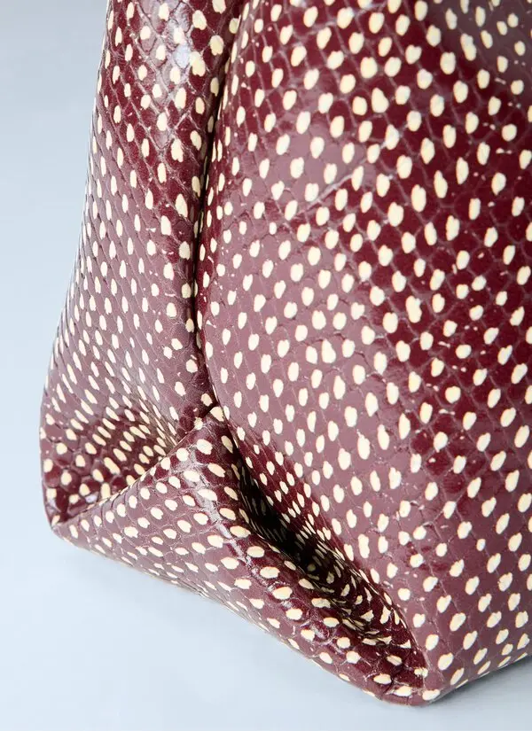 Dries Van Noten Patterned Top Handle Bag