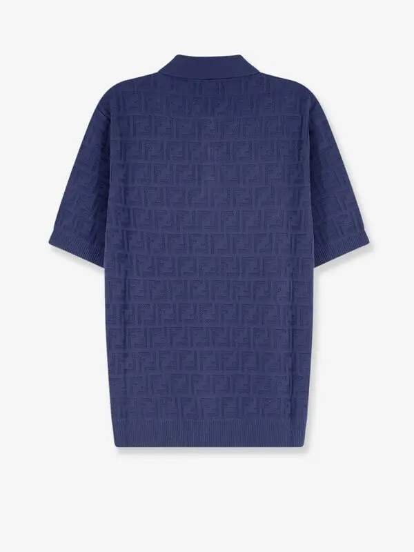 Fendi Ff Cotton Polo Shirt