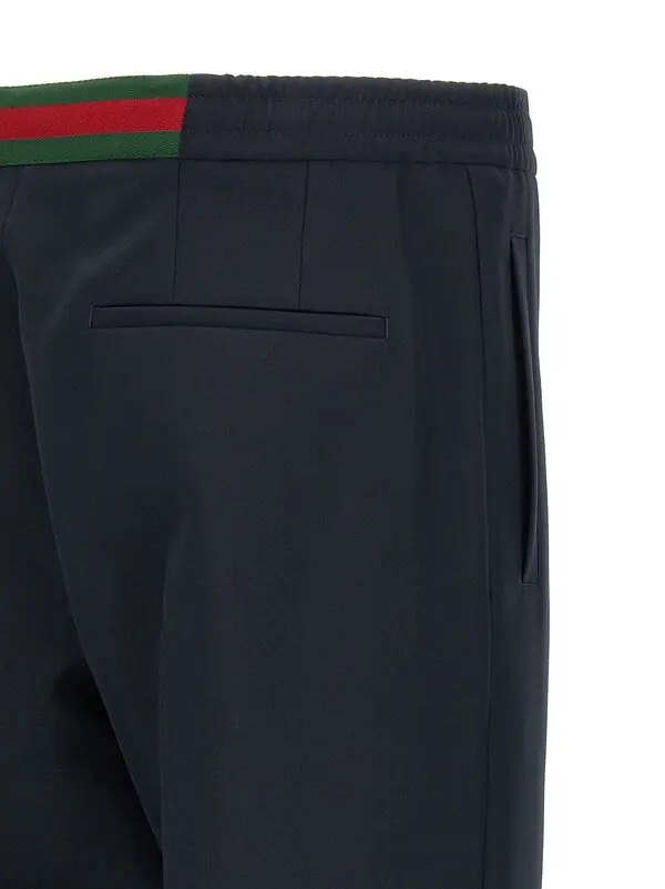 Gucci Technical Panama Pants - Blue