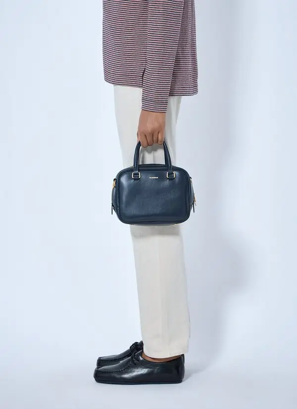 JIL SANDER Compact Leather Handbag