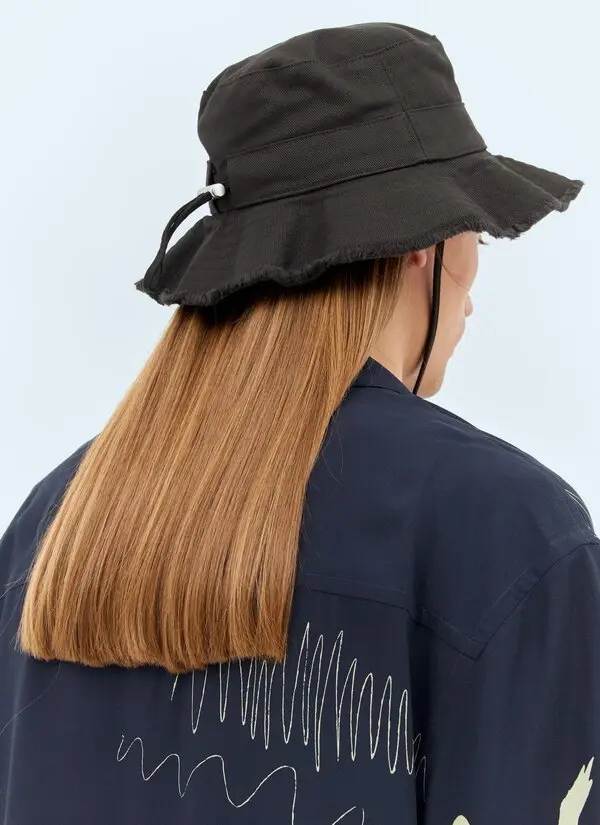 Jacquemus Le Bob Artichaut Bucket Hat - Black