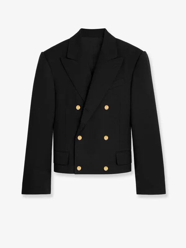 Celine Virgin Wool Blazer - Black