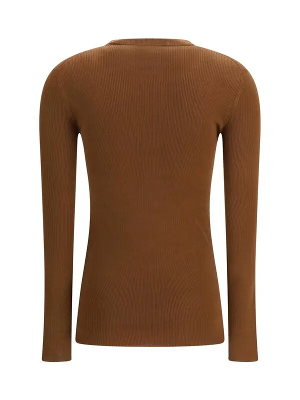 Prada Ribbed Wool Cardigan