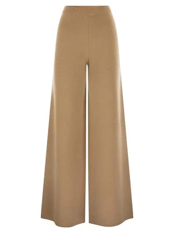 Max Mara Judy Wool And Cashmere Trousers - Brown