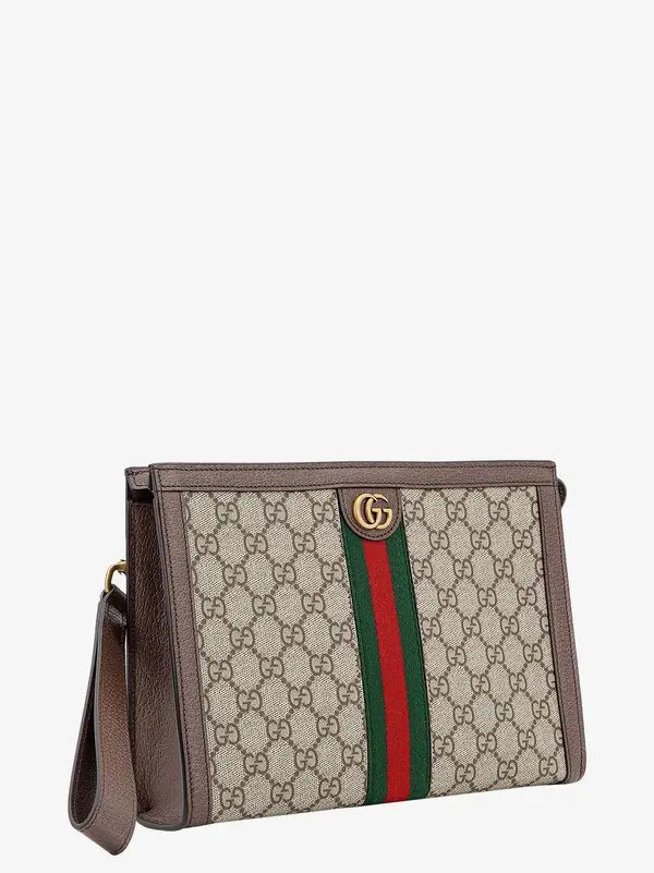 Gucci Ophidia Gg Fabric Clutch Bag