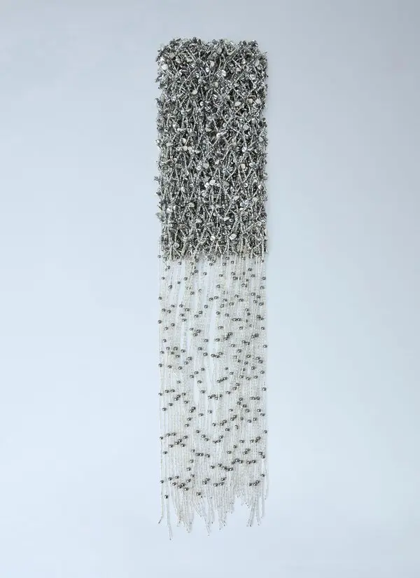 Dries Van Noten Scarf Necklace - Silver