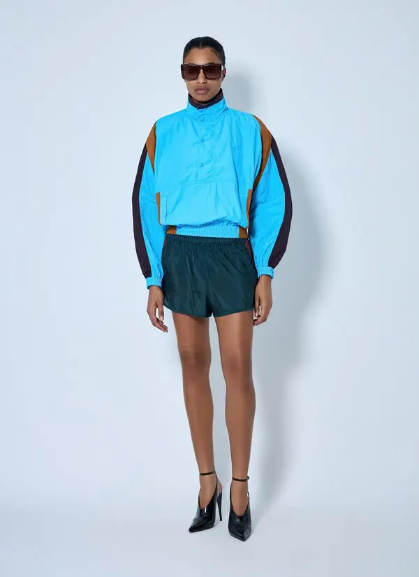 Saint Laurent High-neck Windbreaker Jacket
