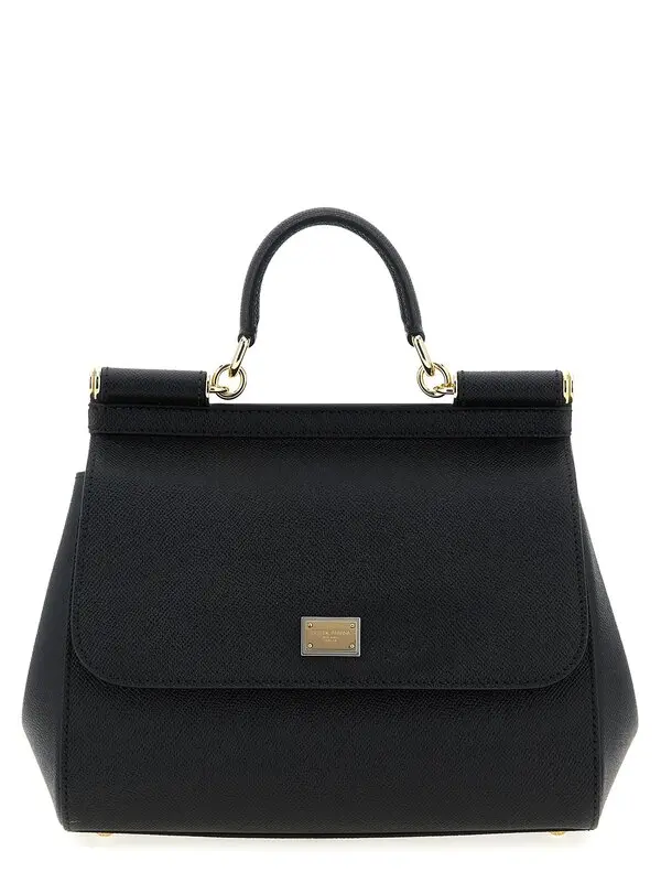 Dolce & Gabbana Sicily' Large Handbag - Black