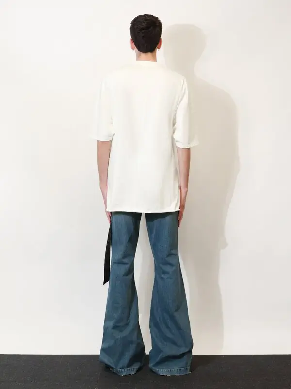 Rick Owens Cotton T-shirt With Logo On The Front